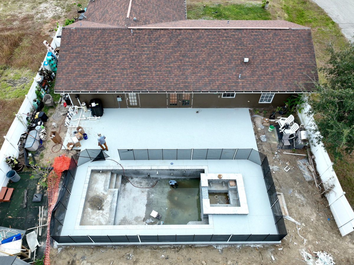 Pool Building Process | Infinity Custom Pools Cape Coral